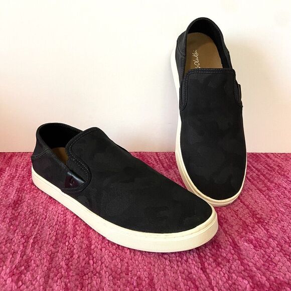 OluKai | Shoes | Olukai Pehuea Pai Slip On Shoes Lava Rock Black ...